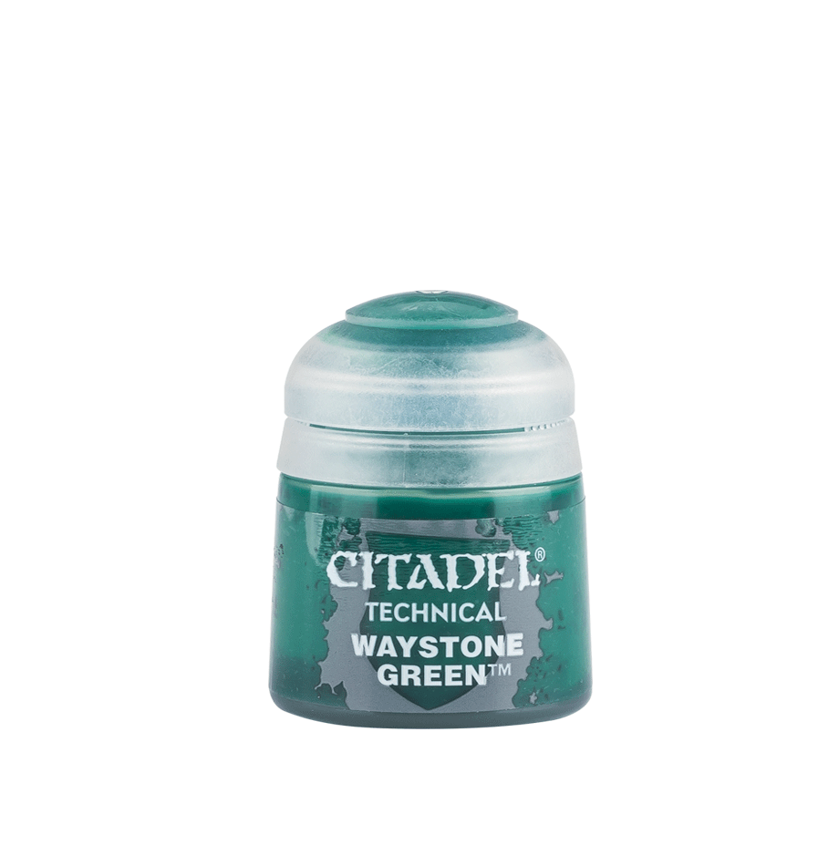 Warhammer Colour 12ml Technical Waystone Green Acrylic Paint ...