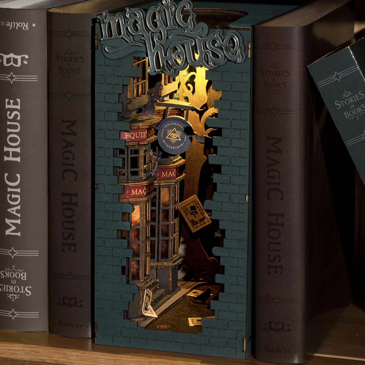 Rolife Magic House 3d Creative Bookend Wonderland Models Tgb03 £3999