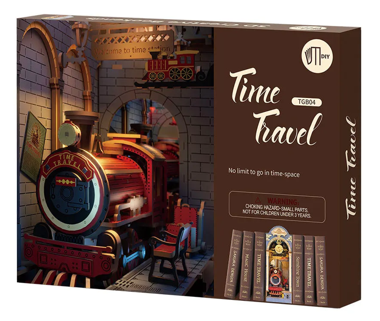 Rolife Time Travel 3d Creative Bookend Wonderland Models Tgb04 £3999