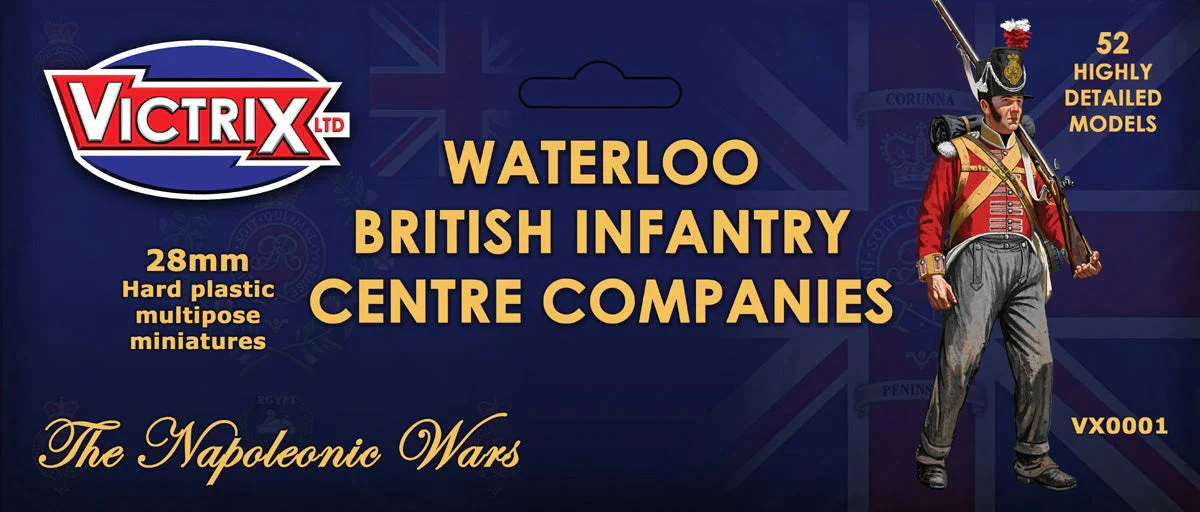 Victrix 28mm Waterloo British Infantry Centre Companies - Wonderland ...