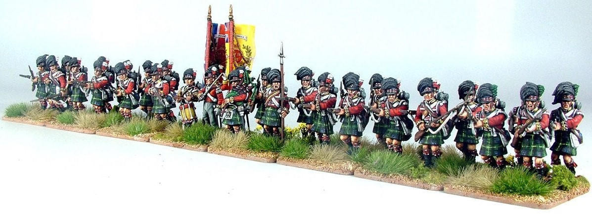 Victrix 28mm British Napoleonic Highlander Centre Companies ...