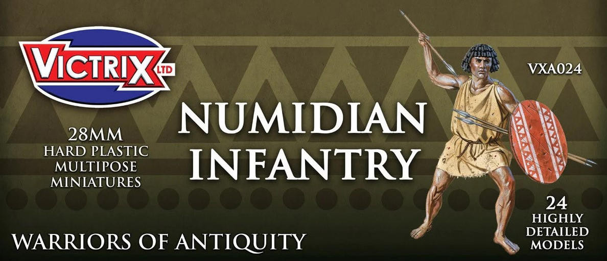 Victrix 28mm Numidian Infantry - Wonderland Models | VXA024 | £20.99