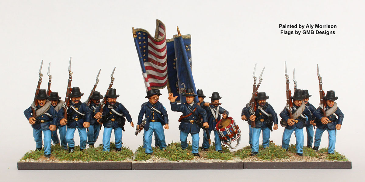 Perry Miniatures 28mm American Civil War Union Infantry 1861-1865 ...