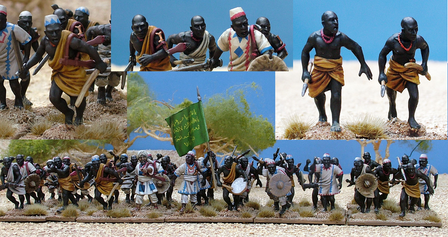 Perry Miniatures 28mm Mahdist Ansar Sudanese Tribesmen 1881-1885 ...