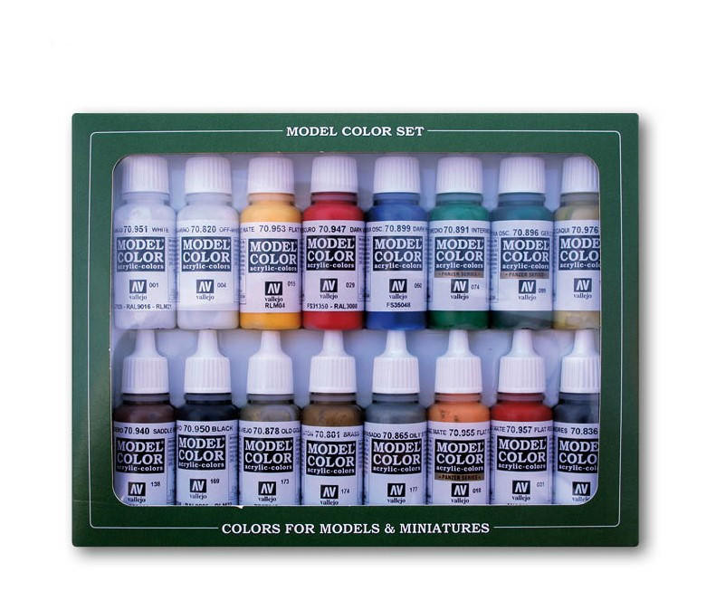 Vallejo Model Color Set - French and British Napoleonic - Wonderland ...