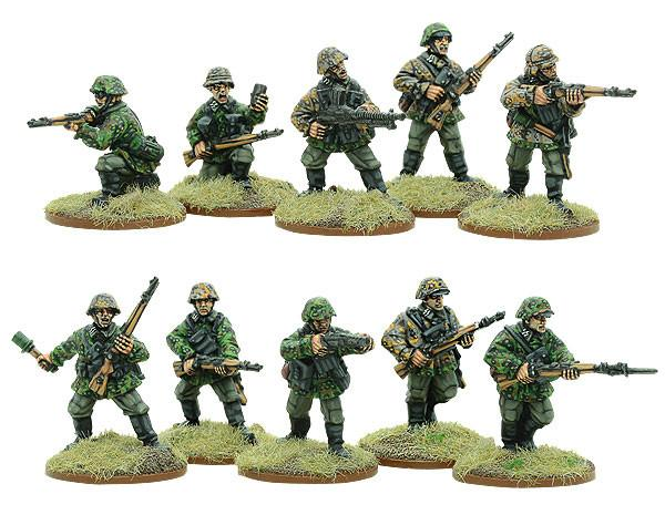 Warlord Games 28mm Bolt Action - German Forces - Waffen-SS Squad 1939 ...