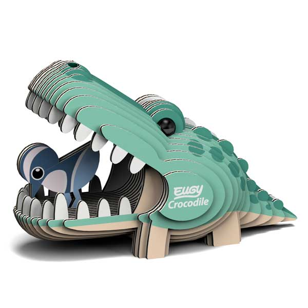 Eugy 029 Crocodile Card 3D Puzzle - Wonderland Models | D5039 | £8.50