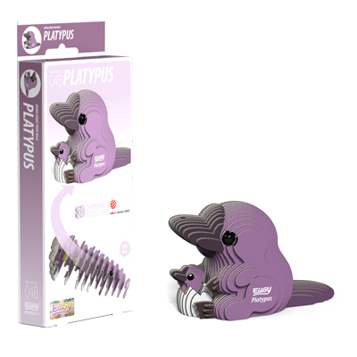 Eugy 48 Platypus Card 3D Puzzle - Wonderland Models | D5052 | £8.50