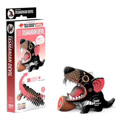 Eugy 35 Tasmanian Devil Card 3D Puzzle - Wonderland Models | D5053 | £8.50