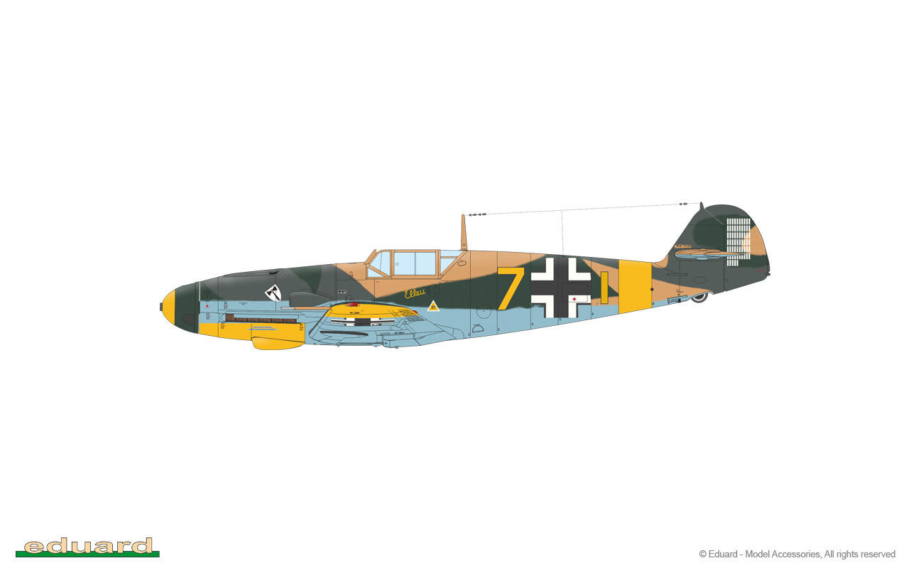 Eduard 1/72 Messerschmitt Bf-109F-4 ProfiPACK edition - Wonderland Models | EDK70155 | £14.50