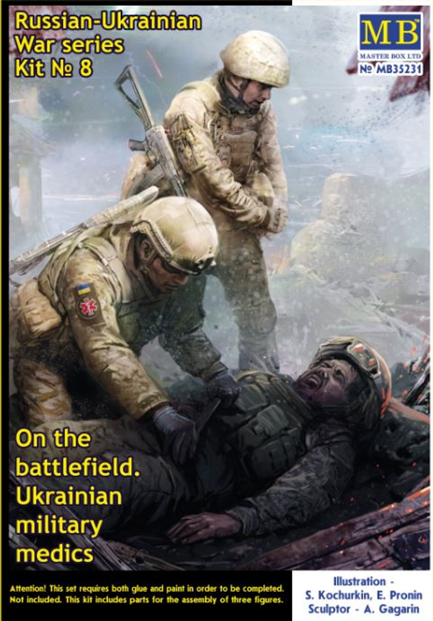 Master Box 1/35 RU-UKR War Kit No.8 Ukrainian Medics - Wonderland Models | MB35231 | £14.50