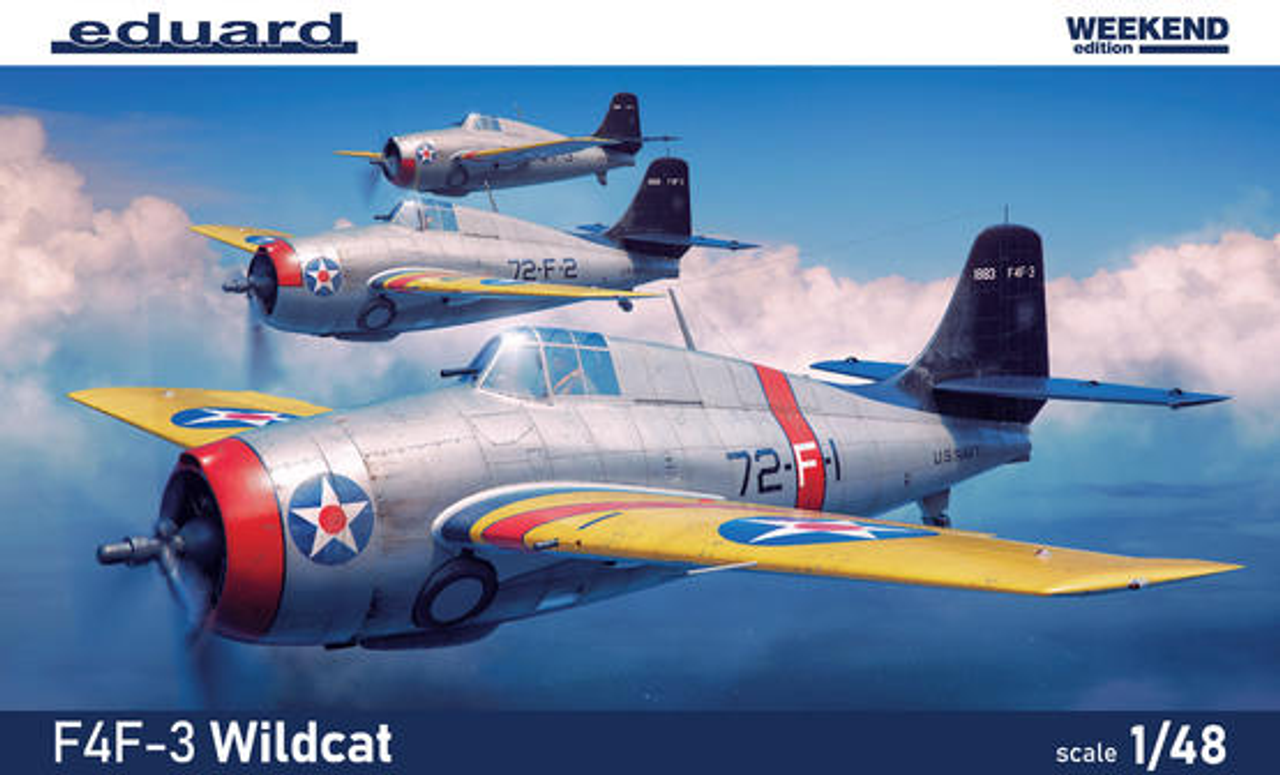 Eduard 1/48 Grumman F4F-3 Wildcat Weekend Edition - Wonderland Models | EDK84193 | £19.99