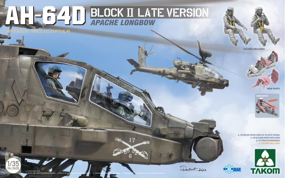 Takom 1/35 Boeing AH-64D Apache Block II Late Version - Wonderland ...