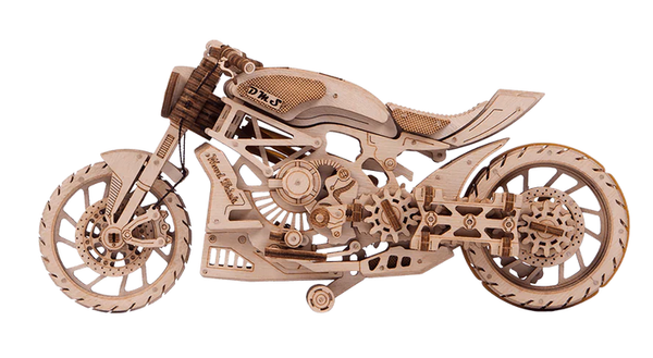Wood Trick Motorcycle DMS 3D Wooden Model Kit - Wonderland Models ...