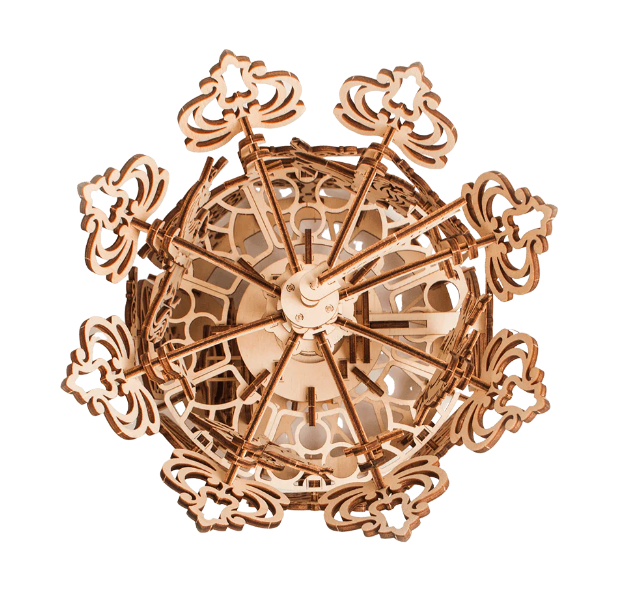 Wood Trick Carousel 3D Wooden Model Kit - Wonderland Models | WDTK042 ...