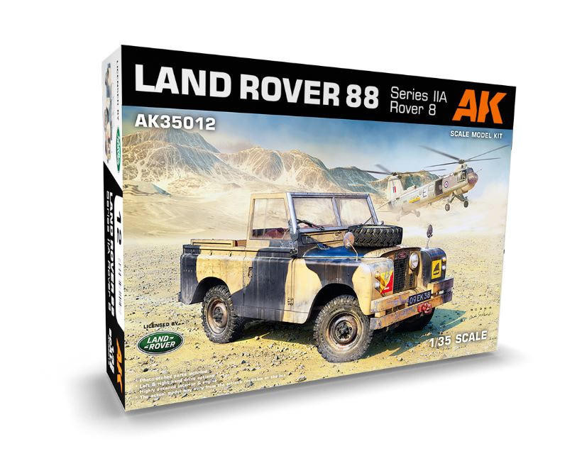 AK Interactive 1/35 Military Land Rover 88 Series IIA Model Kit ...
