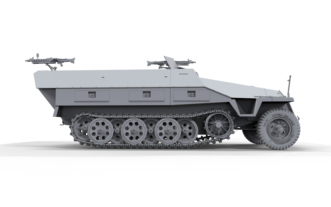 Border Models 1/35 Sd.Kfz.251 Ausf.D Half-Track - Wonderland Models | BT-041 | £53.99