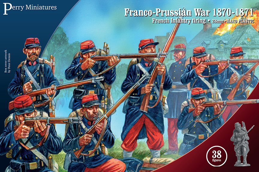 Perry Miniatures 28mm Franco-Prussian War French Infantry Firing Line ...