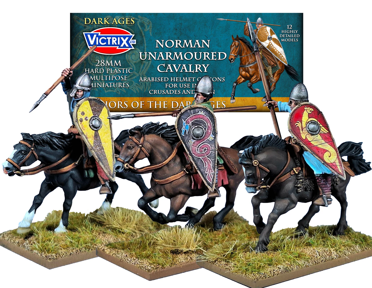 Victrix 28mm Norman Unarmoured Cavalry - Wonderland Models | VXDA012 ...