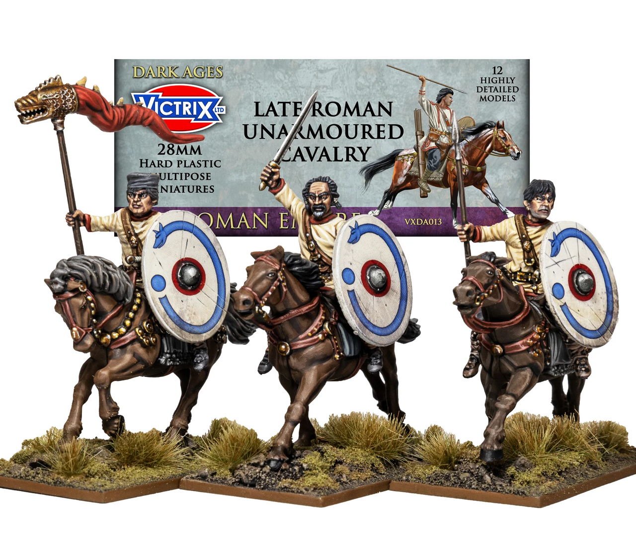 Victrix 28mm Late Roman Unarmoured Cavalry - Wonderland Models ...