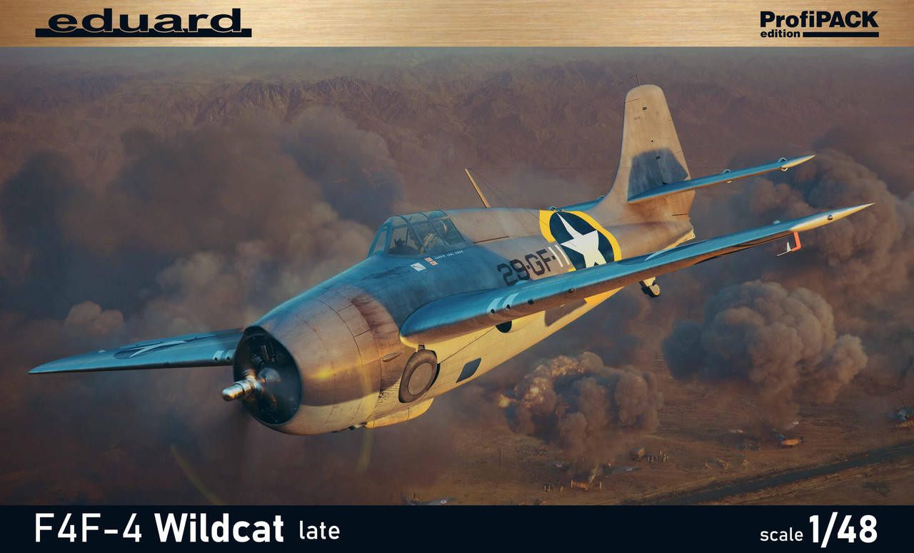 Eduard 1/48 Grumman F4F-4 Wildcat late ProfiPACK Edition - Wonderland Models | EDK82203 | £28.75