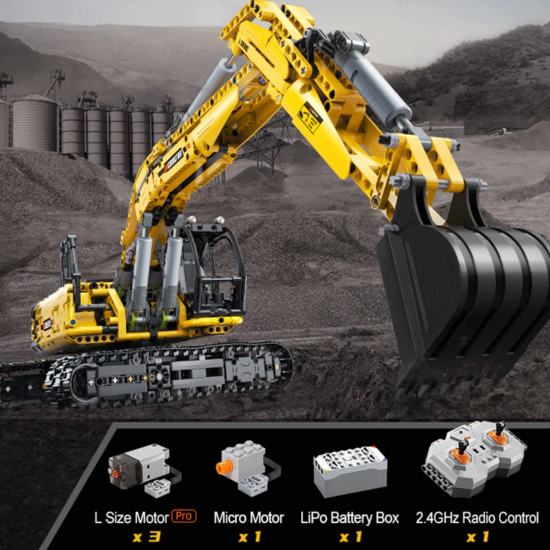 CaDA Functional Excavator - Wonderland Models | C61082W | £89.99