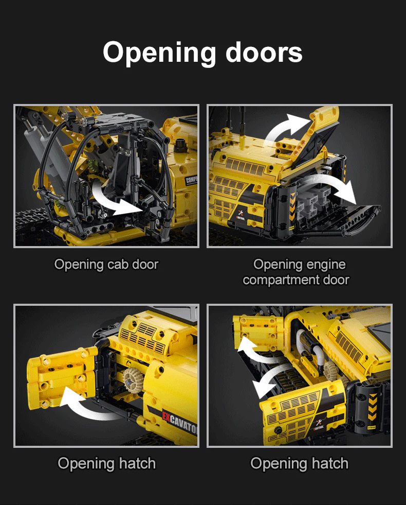 CaDA Functional Excavator - Wonderland Models | C61082W | £89.99