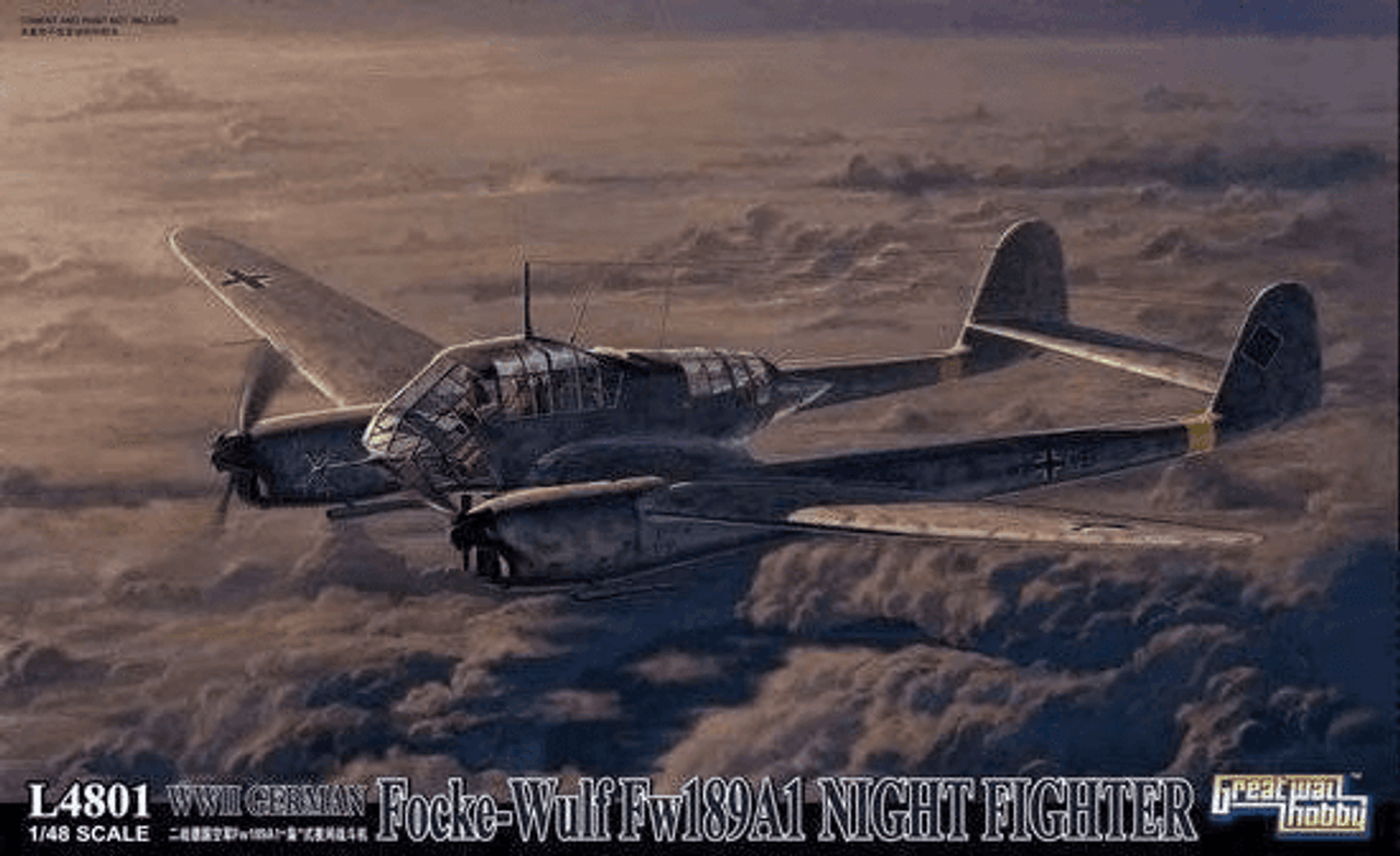 Great Wall Hobby 1/48 Focke-Wulf Fw 189A1 Night Fighter - Wonderland Models | GWHL4801 | £31.99
