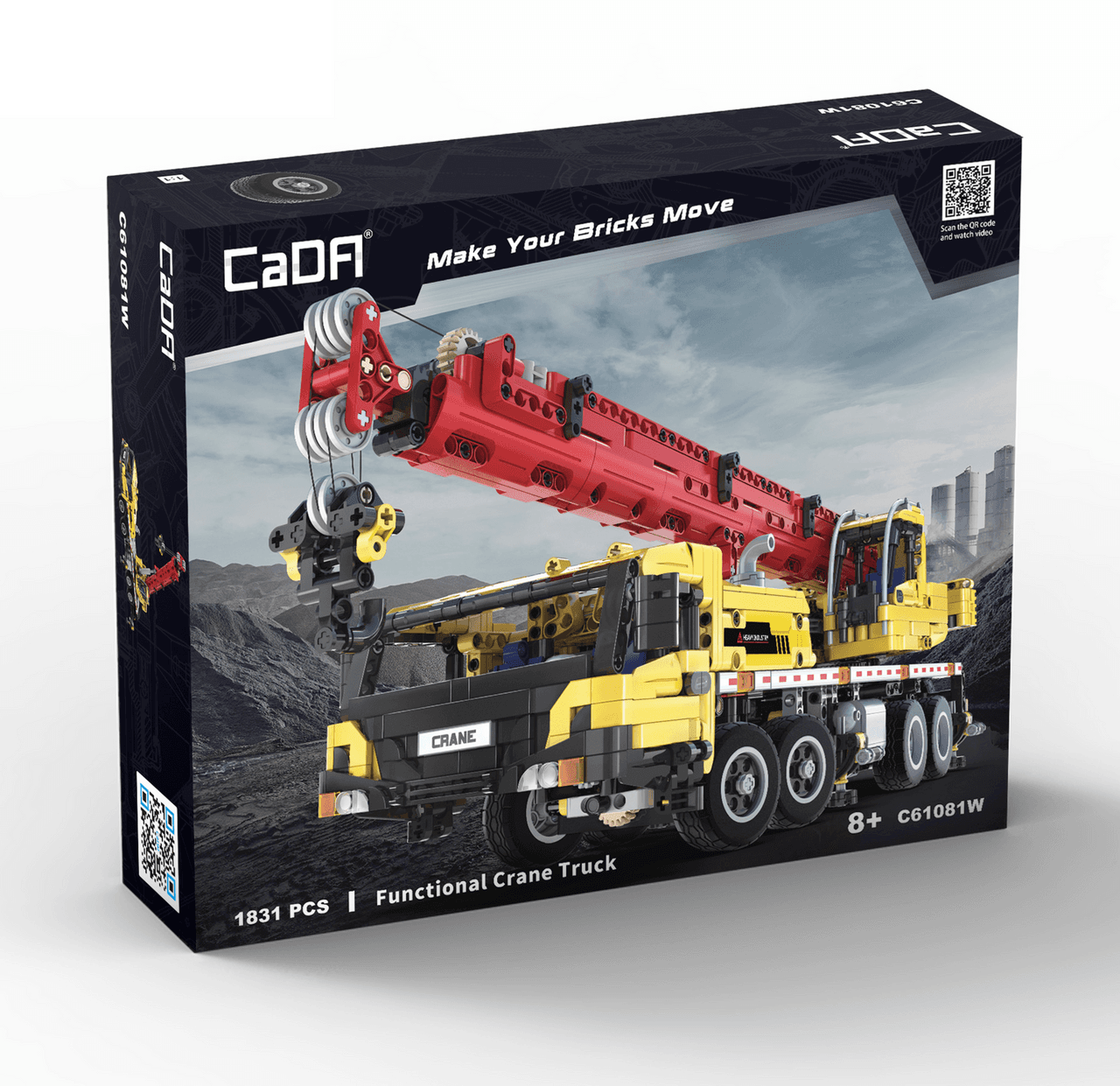 CaDA Functional Crane Truck - Wonderland Models | C61081W | £74.99