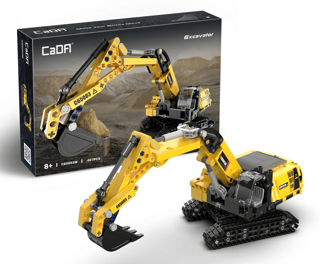 CaDA Excavator - Wonderland Models | C65003W | £19.99