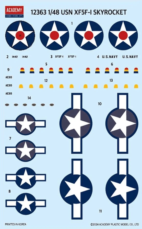 Academy 1/48 Grumman XF5F Skyrocket - Wonderland Models | AC12363 | £18.99