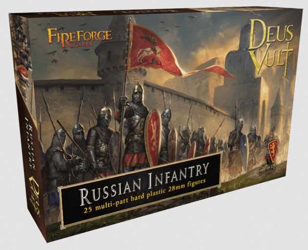 Fireforge Games 28mm Deus Vult - Russian Infantry - Wonderland Models ...