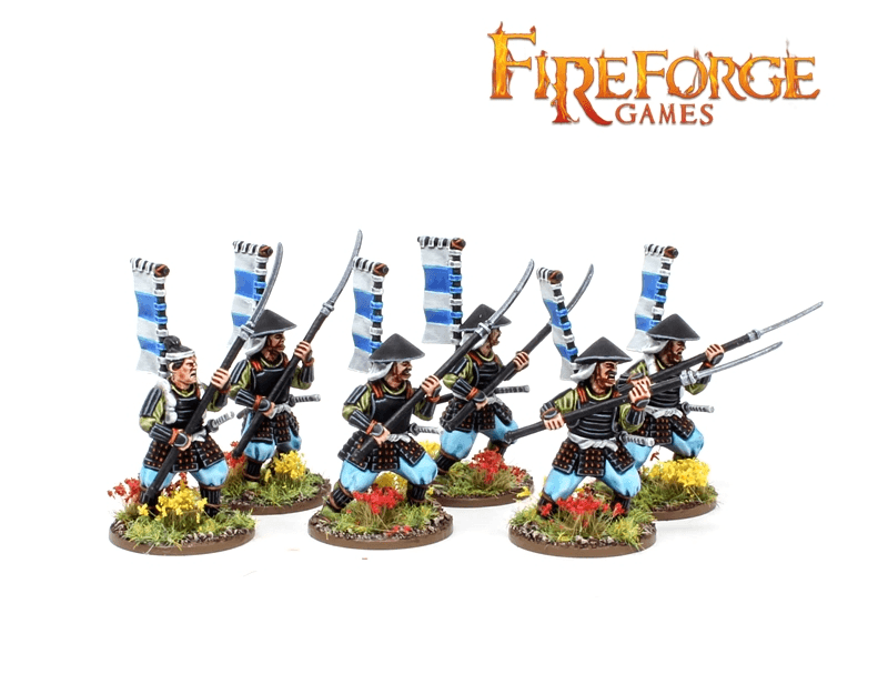 Fireforge Games 28mm Samurai Wars - Ashigaru Warriors - Wonderland ...