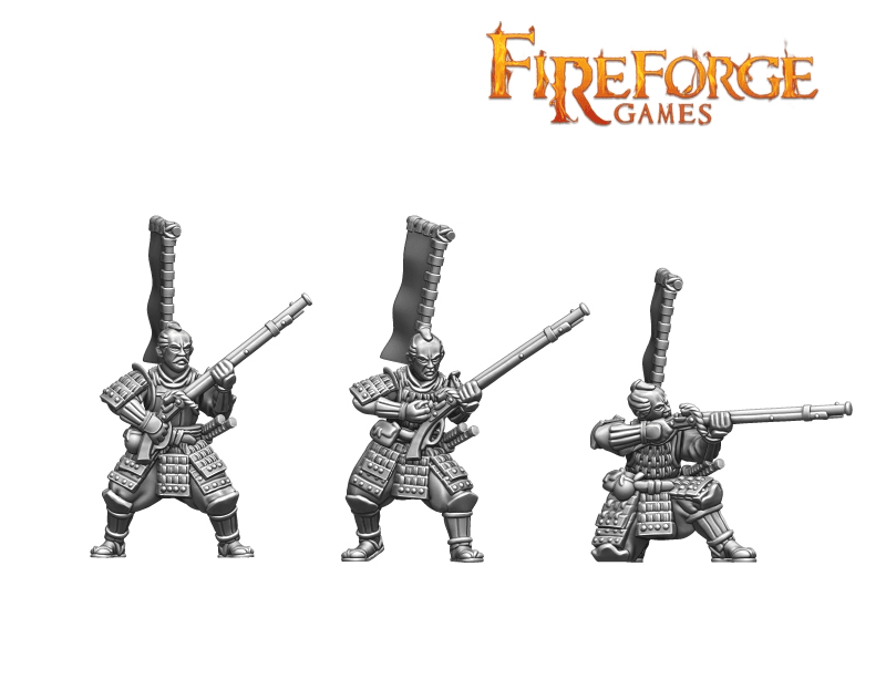 Fireforge Games 28mm Samurai Wars - Samurai Shooters - Wonderland ...