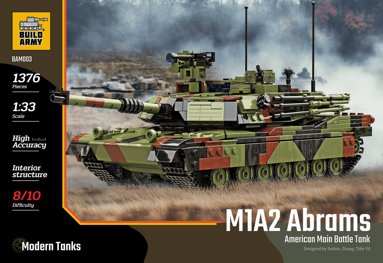 Build Army 1/33 M1A2 Abrams MBT - Wonderland Models | BM003 | £99.99