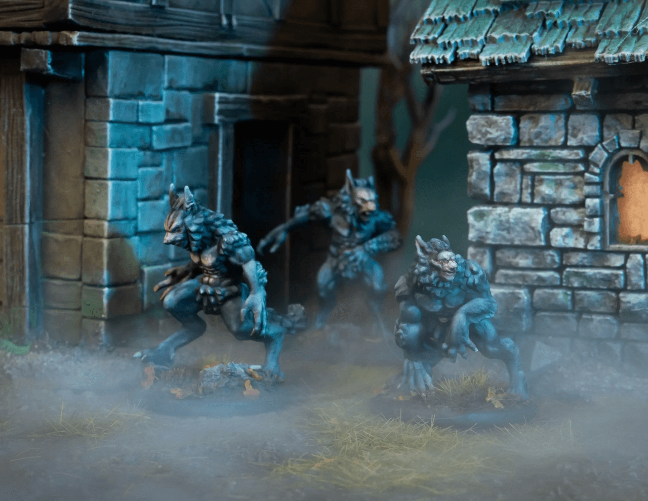 Wargames Atlantic 28mm Classic Fantasy - Werewolves - Wonderland Models ...