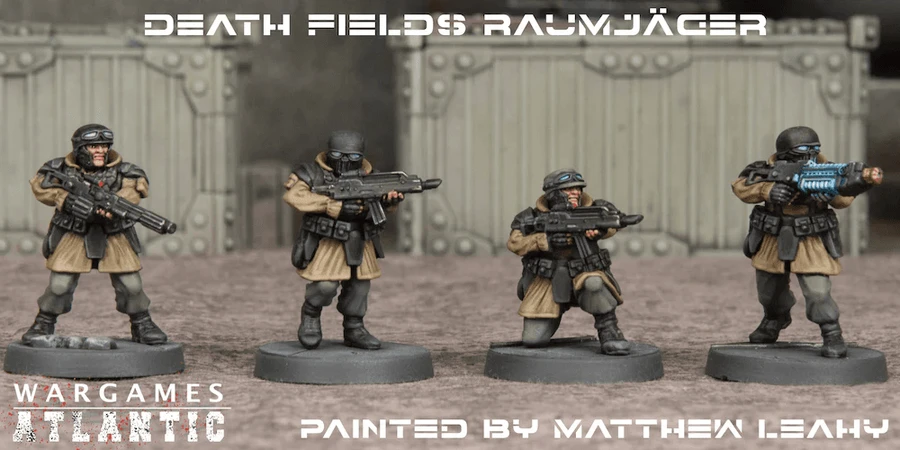 Wargames Atlantic 28mm Death Fields - Raumjager Infantry - Wonderland ...