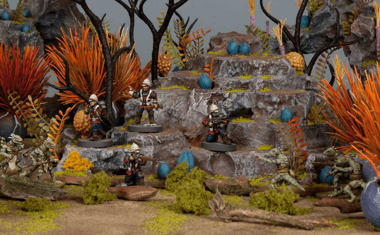 Wargames Atlantic 28mm Death Fields - Bulldogs Infantry - Wonderland ...