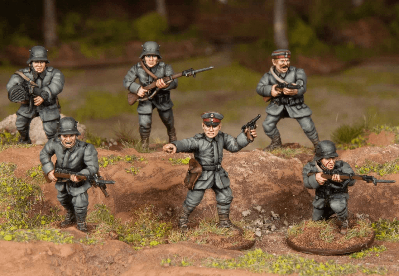 Wargames Atlantic 28mm Great War - WWI German Infantry 1916-1918 ...