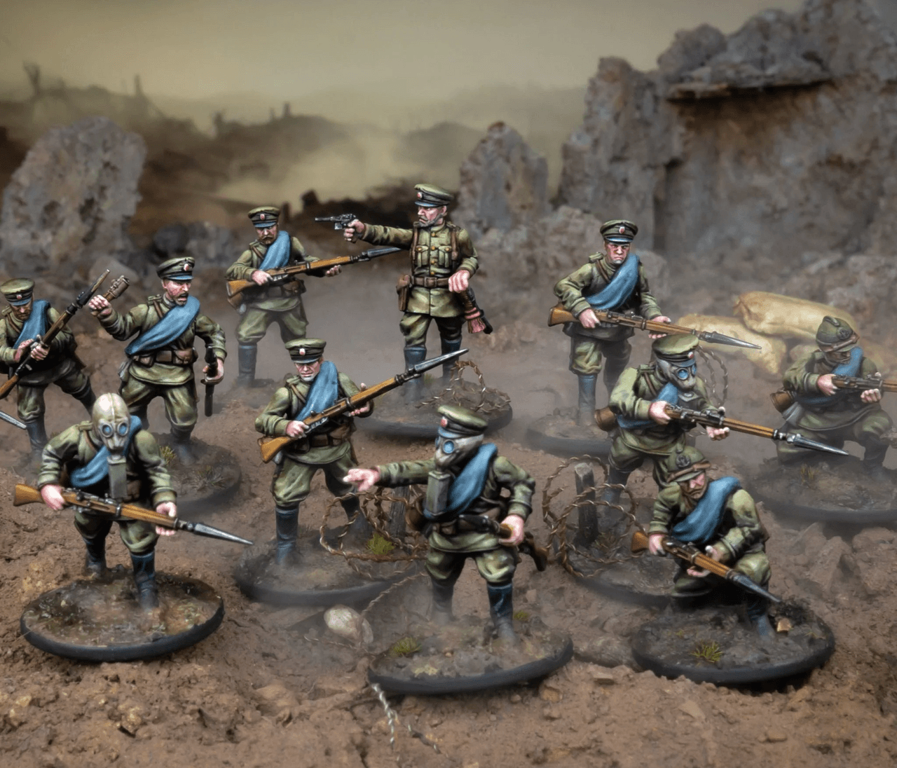Wargames Atlantic 28mm Great War - WWI Russian Infantry - Wonderland ...
