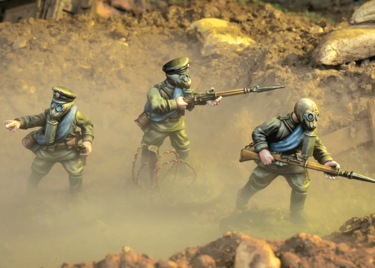 Wargames Atlantic 28mm Great War - WWI Russian Infantry - Wonderland ...