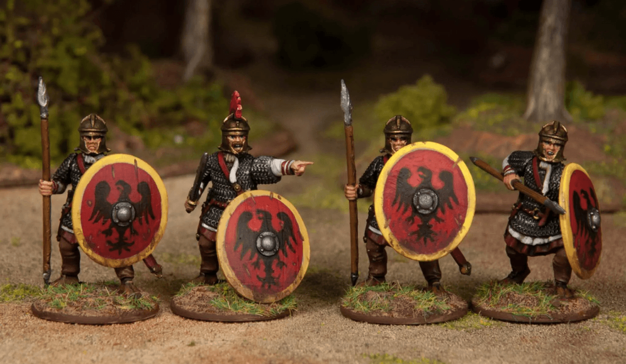 Wargames Atlantic 28mm Decline and Fall - Late Roman Legionaries Set 1 ...