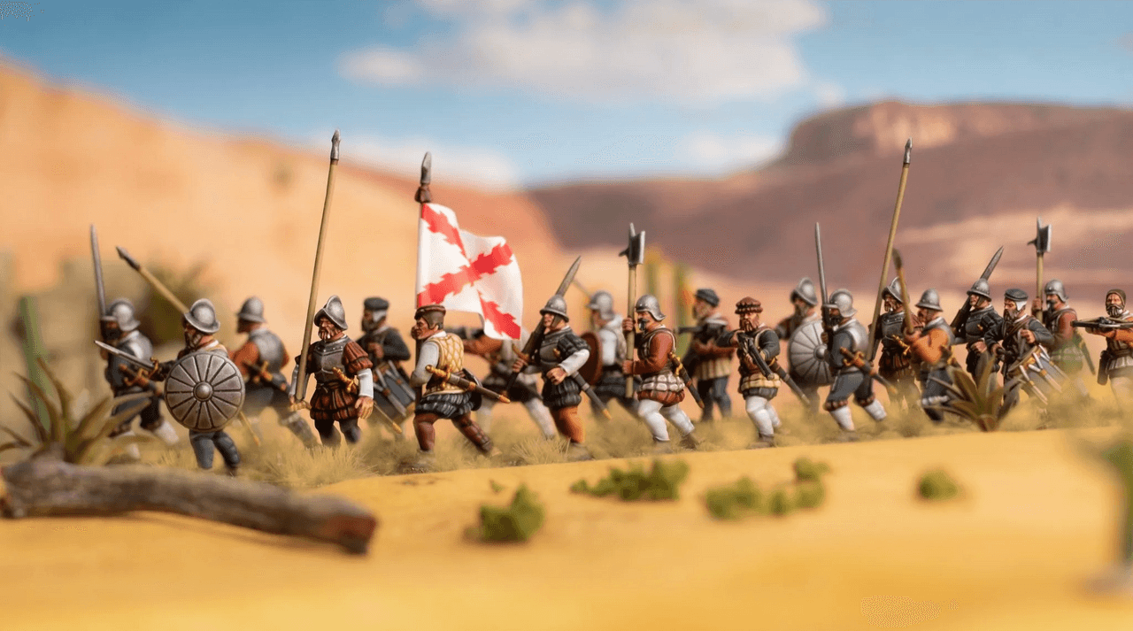Wargames Atlantic 28mm Renaissance - Conquistadors - Wonderland Models ...