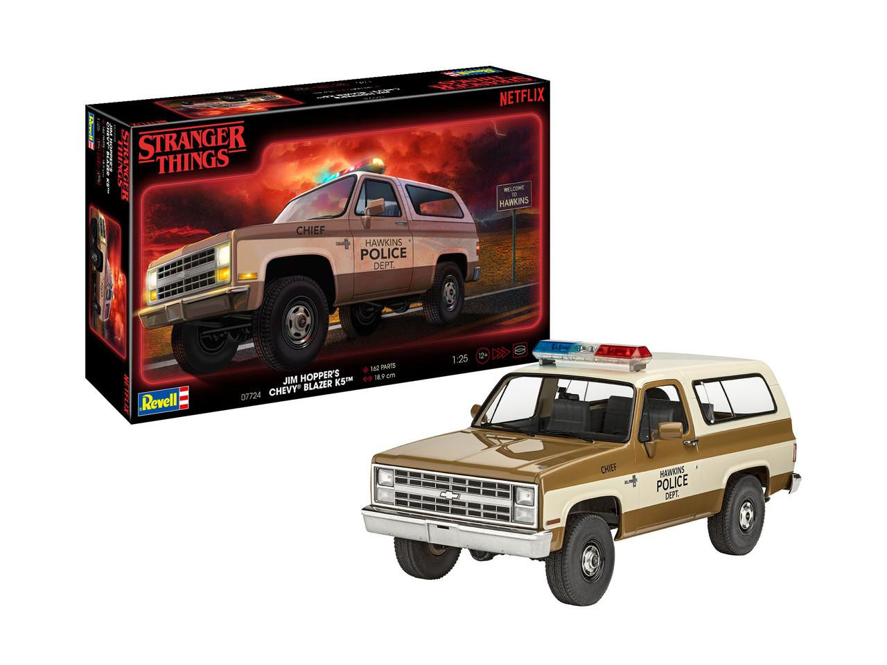 Revell 1/24 Stranger Things Chevy Blazer K5 Jim Hopper - Wonderland ...