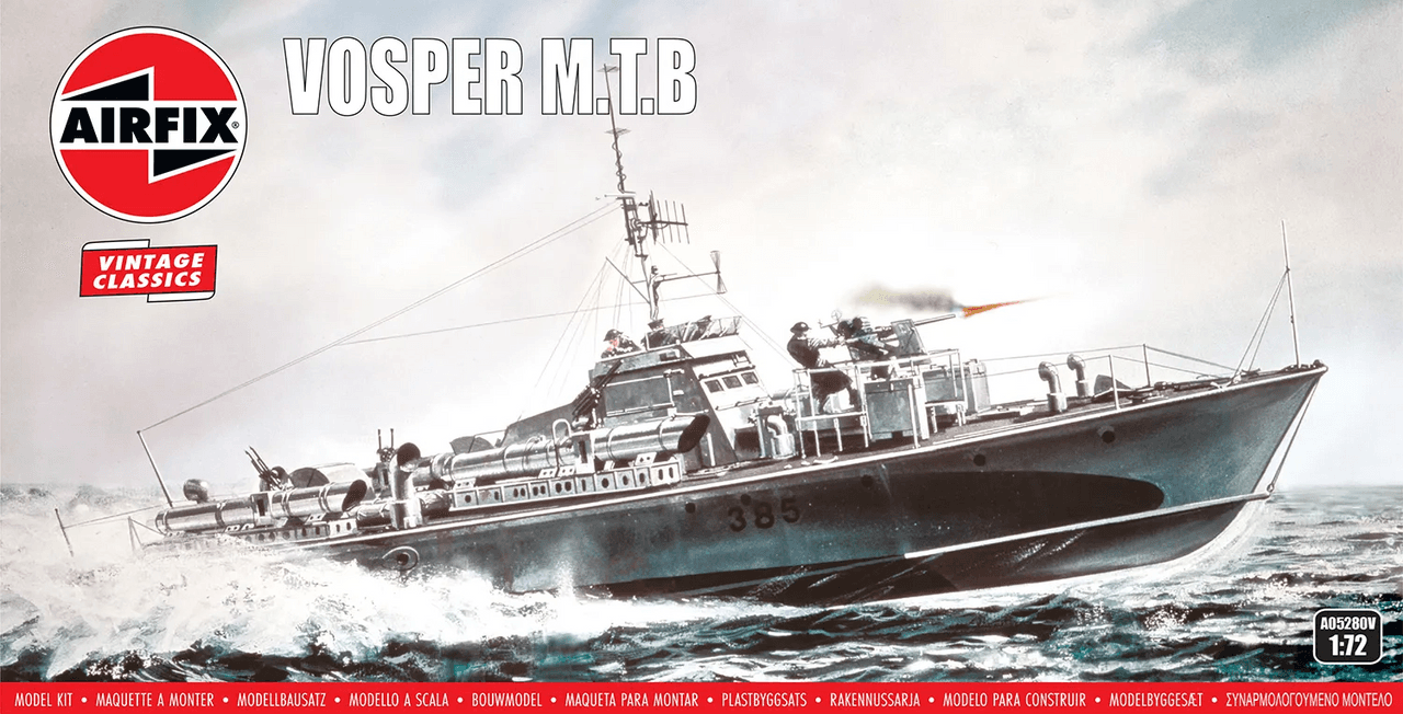 Airfix 1/72 Vosper Motor Torpedo Boat - Wonderland Models | A05280V | £ ...