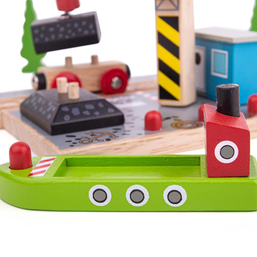 BigJigs Coal Canal Docks - Wonderland Models | BJT257 | £22.99