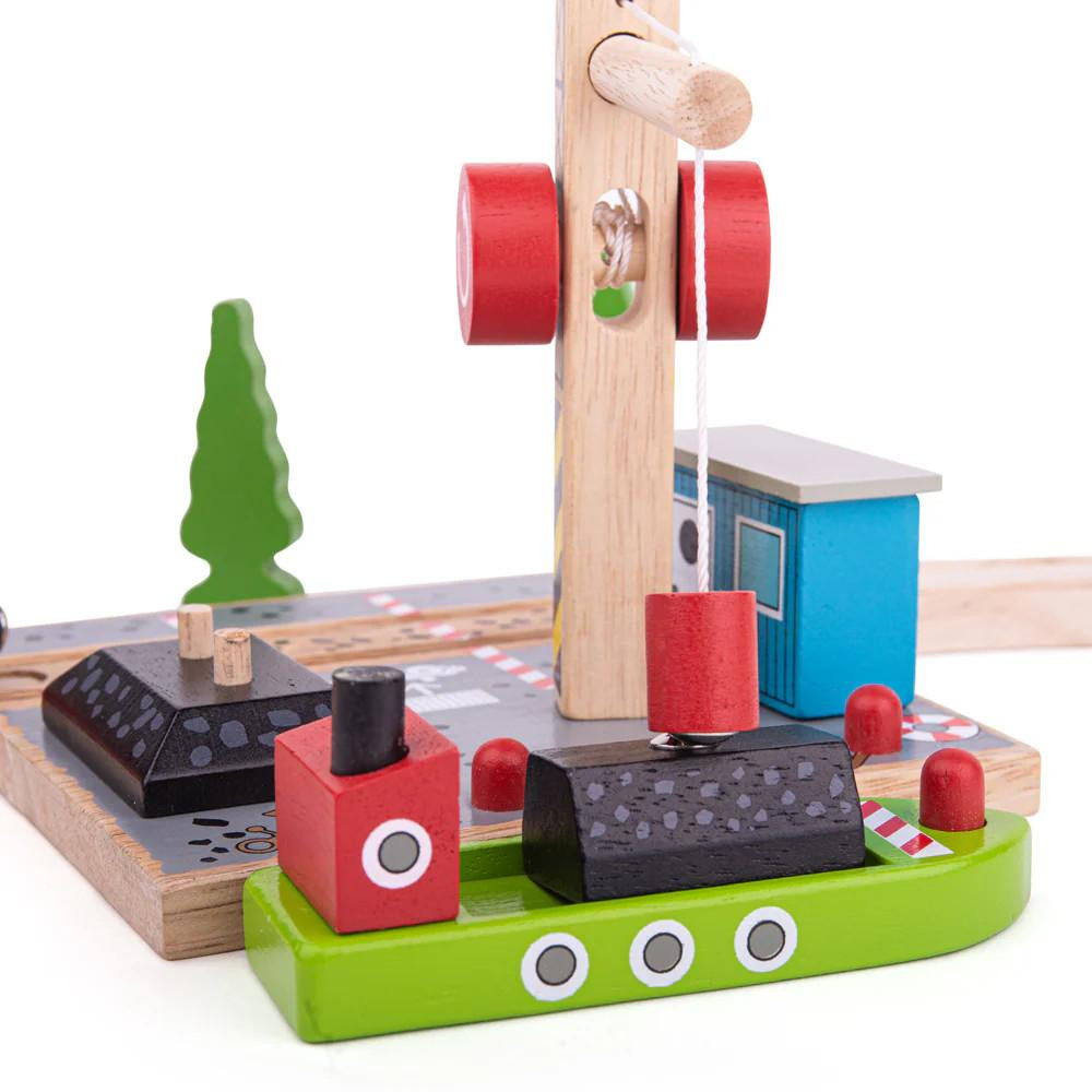 BigJigs Coal Canal Docks - Wonderland Models | BJT257 | £22.99
