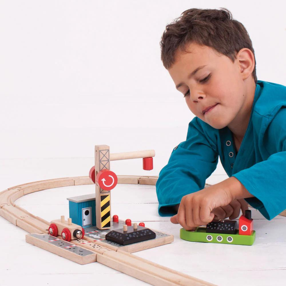 BigJigs Coal Canal Docks - Wonderland Models | BJT257 | £22.99