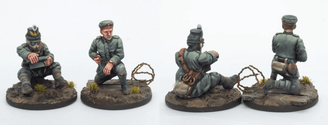 Wargames Atlantic 28mm Great War - WWI German MG-08 Crews 1914-1918 ...