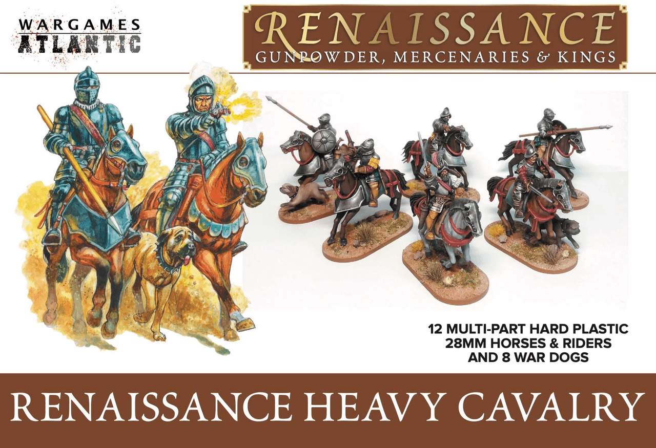 Wargames Atlantic 28mm Renaissance - Heavy Cavalry - Wonderland Models ...